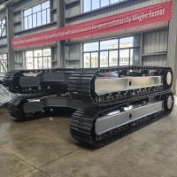 China Custom 20T Electric Rubber Crawler Tracked Undercarriage Platform for Farming Industry for sale