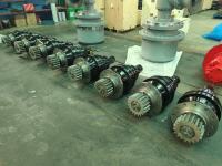 China Excavator Swing Motor Reduction Assy Assembly with 200 KG Weight and 0-100 Output Speed for sale