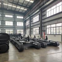 China Energy Mining 10T Customized Rubber Track Undercarriage Chassis for Crawler Vehicles for sale