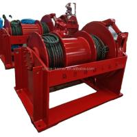 China 12V Voltage Hydraulic Hoisting Winch for Marine Ships 10Ton Capacity Speed 0-40m/min for sale