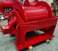 China 120V High Carbon Steel 10 Tons Hydraulic Trawl Winch for Marine Mooring and Lifeboat Davit for sale