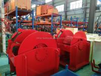 China 120V High Carbon Steel 10 Tons Hydraulic Trawl Winch for Marine Mooring and Lifeboat Davit for sale