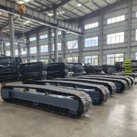 China Construction Works Hydraulic Motor for Excavator Steel Track Crawler Undercarriage for sale