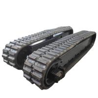 China 2ton 2.5ton 3ton 3.5ton 4ton Rubber Track Undercarriage for Small Drilling Rig Machine for sale