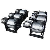 China 0-650KN Capacity Small Track Crane Winch with Hydraulic Motor and Low Noise Operation for sale