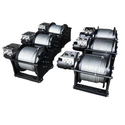 China 0-650KN Capacity Small Track Crane Winch with Hydraulic Motor and Low Noise Operation for sale
