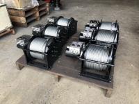 China 0-650KN Capacity Small Track Crane Winch with Hydraulic Motor and Low Noise Operation for sale