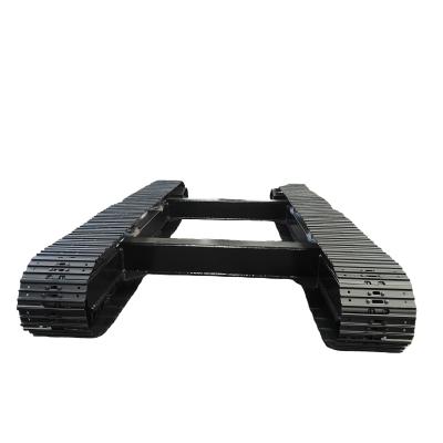China Building Material Shops Steel Track Undercarriage Crawler Chassis with Hydraulic Motor for sale