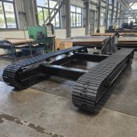 China Building Material Shops Steel Track Undercarriage Crawler Chassis with Hydraulic Motor for sale