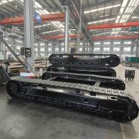 China Building Material Shops Steel Track Undercarriage Crawler Chassis with Hydraulic Motor for sale