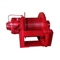 China High Speed Hydraulic Winch for Lifting Goods Capacity 0-650KN Heavy-Duty Construction for sale