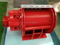 China Customized 10tons Hydraulic Winch for Truck Crane Lift Powered by Hydraulic Motor for sale