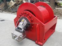 China Customized 10tons Hydraulic Winch for Truck Crane Lift Powered by Hydraulic Motor for sale