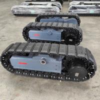 China 5ton 8ton Steel Crawler Chassis Rubber Track Undercarriage for Drilling Rig Protection for sale