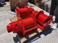 China Steel 3 Ton Marine Single Drum Hydraulic Winch with Hydraulic Power Source for sale