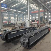 China 10-35ton Electric Motor Drive Steel Track Undercarriage Crawler Chassis for Crusher Drilling Rig Excavator for sale