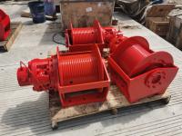 China Steel 3 Ton Marine Single Drum Hydraulic Winch with Hydraulic Power Source for sale