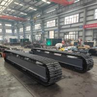 China 10-35ton Electric Motor Drive Steel Track Undercarriage Crawler Chassis for Crusher Drilling Rig Excavator for sale