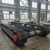 China 10-35ton Electric Motor Drive Steel Track Undercarriage Crawler Chassis for Crusher Drilling Rig Excavator for sale