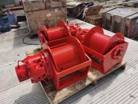 China Steel 3 Ton Marine Single Drum Hydraulic Winch with Hydraulic Power Source for sale