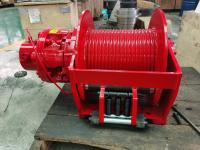 China Steel 3 Ton Marine Single Drum Hydraulic Winch with Hydraulic Power Source for sale