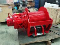China Steel 3 Ton Marine Single Drum Hydraulic Winch with Hydraulic Power Source for sale