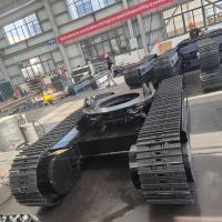 China 31Ton Steel Crawler Track Undercarriage Rubber Track Chassis for Drilling Rig Excavator for sale