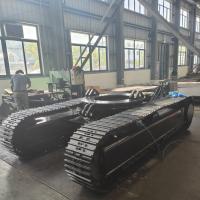 China 31Ton Steel Crawler Track Undercarriage Rubber Track Chassis for Drilling Rig Excavator for sale