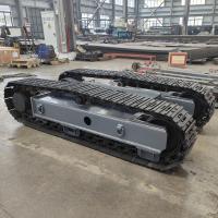China Customized 8T Steel Crawler Track Rubber Track Chassis for Drilling Rig and Crusher for sale