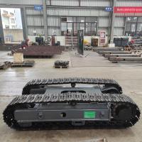 China Customized 8T Steel Crawler Track Rubber Track Chassis for Drilling Rig and Crusher for sale