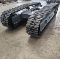 China Customized 8T Steel Crawler Track Rubber Track Chassis for Drilling Rig and Crusher for sale