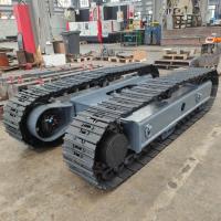 China Customized 8T Steel Crawler Track Rubber Track Chassis for Drilling Rig and Crusher for sale