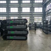China Steel Track Undercarriage Crawler Chasis for 8Tons Excavator Concrete Pump Truck for sale