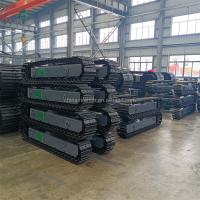 China Steel Track Undercarriage Crawler Chasis for 8Tons Excavator Concrete Pump Truck for sale