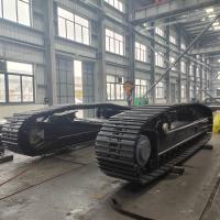 China Customized 30T 50T 60T 80T Steel Crawler Track Undercarriage for Drilling Rig Crusher for sale