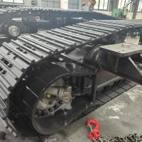 China Customized 30T 50T 60T 80T Steel Crawler Track Undercarriage for Drilling Rig Crusher for sale
