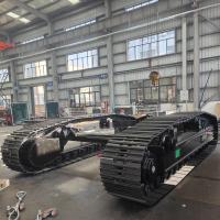China Customized 30T 50T 60T 80T Steel Crawler Track Undercarriage for Drilling Rig Crusher for sale