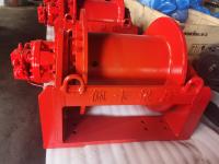 China 650KN Capacity Steel Hydraulic Winch Cable Drum Hoist for Heavy-Duty Applications for sale