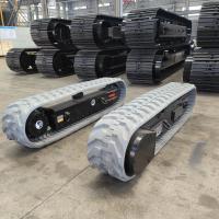 China Customized Construction Rubber Steel Tracked Chassis System for Farms and Durable for sale
