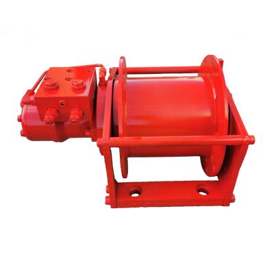 China High Attitude Platform Hydraulic Winch 2.5 ton 0.5-60 ton Reel Bottom Diameter 273 mm for sale