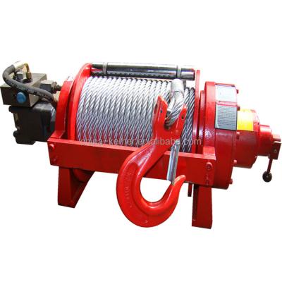 China 11 mm Diameter 3.5 ton 8000 lbs Recovery Winch / Hydraulic Winch Recovery For Street Wrecker for sale