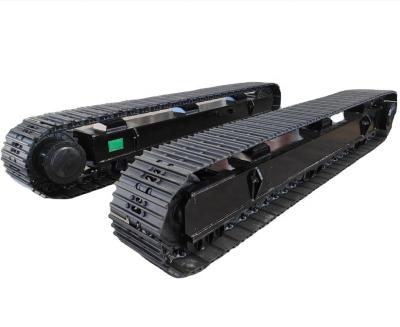 China Energy Mining Heavy-duty Steel Track Chassis for Crusher Drilling Rig and Excavator for sale