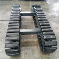 China Rubber Tracks for Excavator Chassis Crawler Undercarriage Exceptional Durability for sale