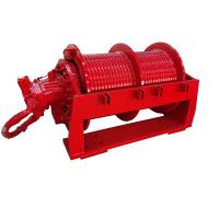 China Industrial Grade 0-650KN Capacity Hydraulic Motor Double Drum Winch for Industrial for sale