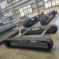 China 2ton 3ton 4ton 6ton 8ton 10T Rubber Steel Track Undercarriage Chassis for Excavator for sale