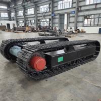 China Hydraulic Motor Electric Drive Steel Track Undercarriage for Heavy Equipment Machinery for sale