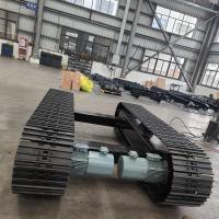 China Hydraulic Motor Electric Drive Steel Track Undercarriage for Heavy Equipment Machinery for sale