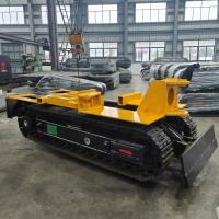 China 5-10 Ton Crawler Rotary Drilling Rig Steel Customized Crawler Chassis with Platform for sale