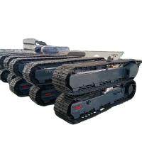 China 1420*1000 Rubber Steel Tracked Chassis for Professional Drilling Equipment for sale