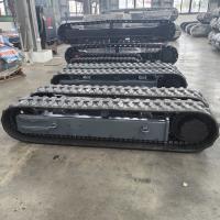 China Rubber Steel Track Undercarriage Chassis for Manufacturing Plant Mini Crawler Excavator for sale